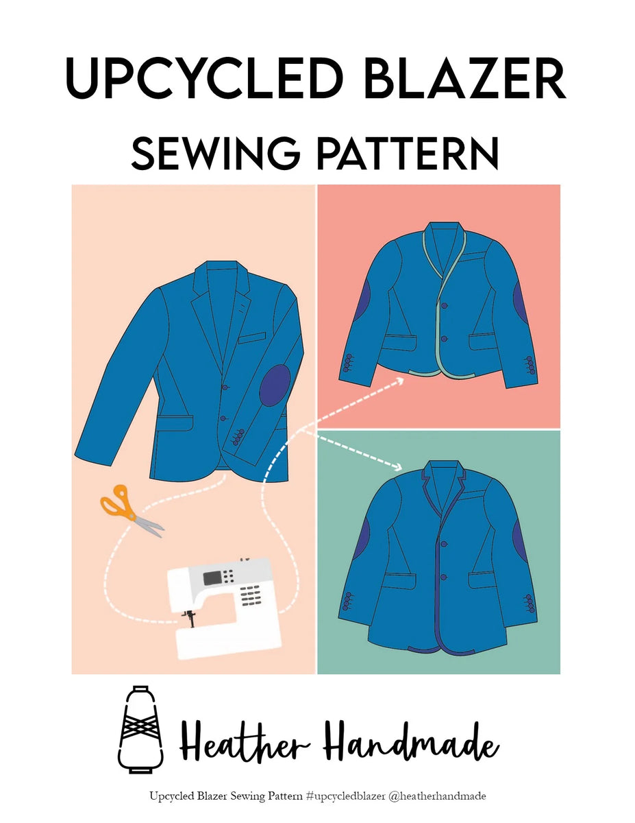 Upcycled Blazer Sewing Pattern – Sew Modern Kids